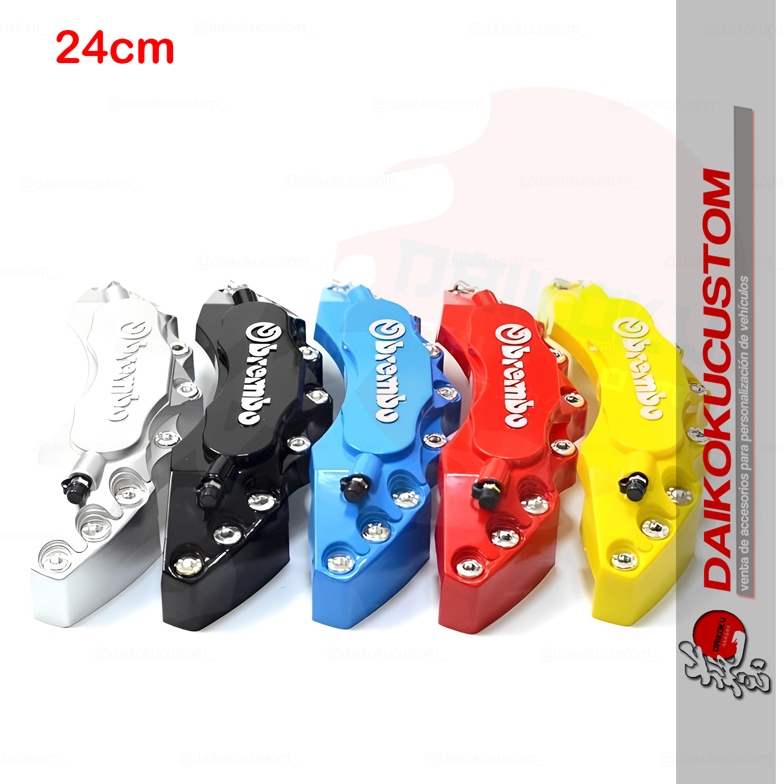 2 Cubre Caliper Brembo Mediano 24cm – Daikoku custom