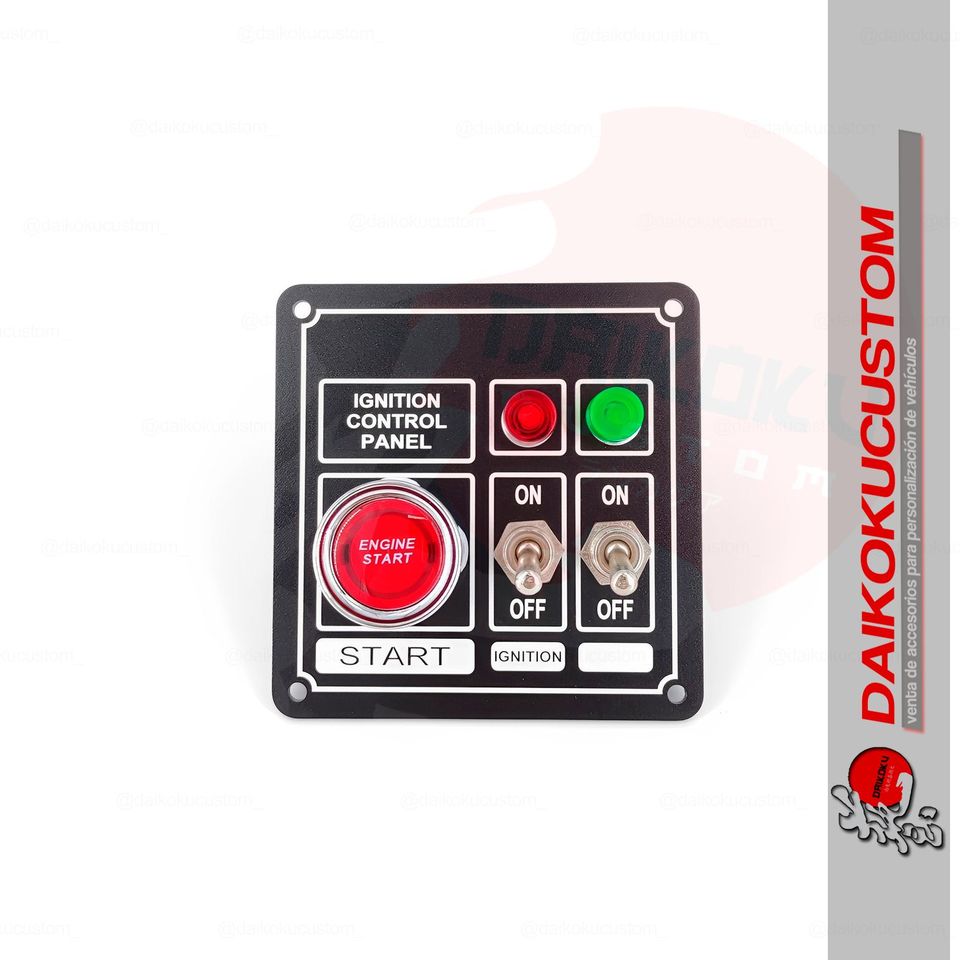 Botonera Panel 2c Encendido Carrera – Daikoku custom