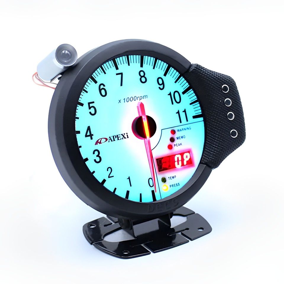 Reloj Grande Apexi 5" Indiglow Tacometro + Shift Light – Daikoku custom