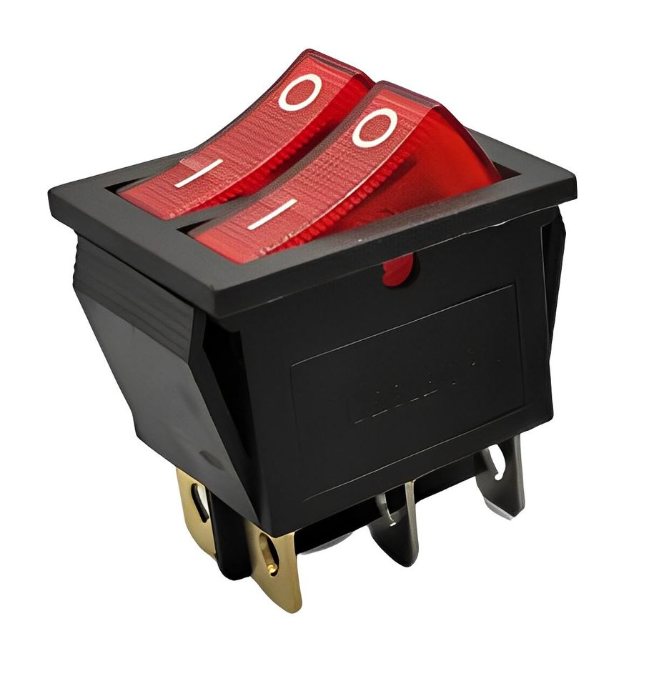 Boton 2 Switch 1c Interruptor 6 Pin Rojo – Daikoku custom