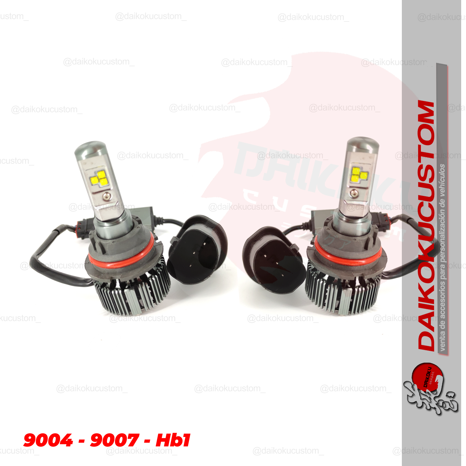 Turbo Led HD 9004 Hb1 9007 Canbus 3800lm – Daikoku custom
