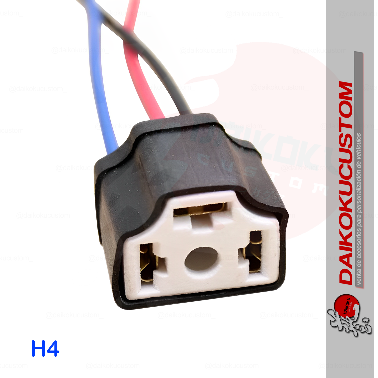 1 Soquete H4 Conector – Daikoku custom