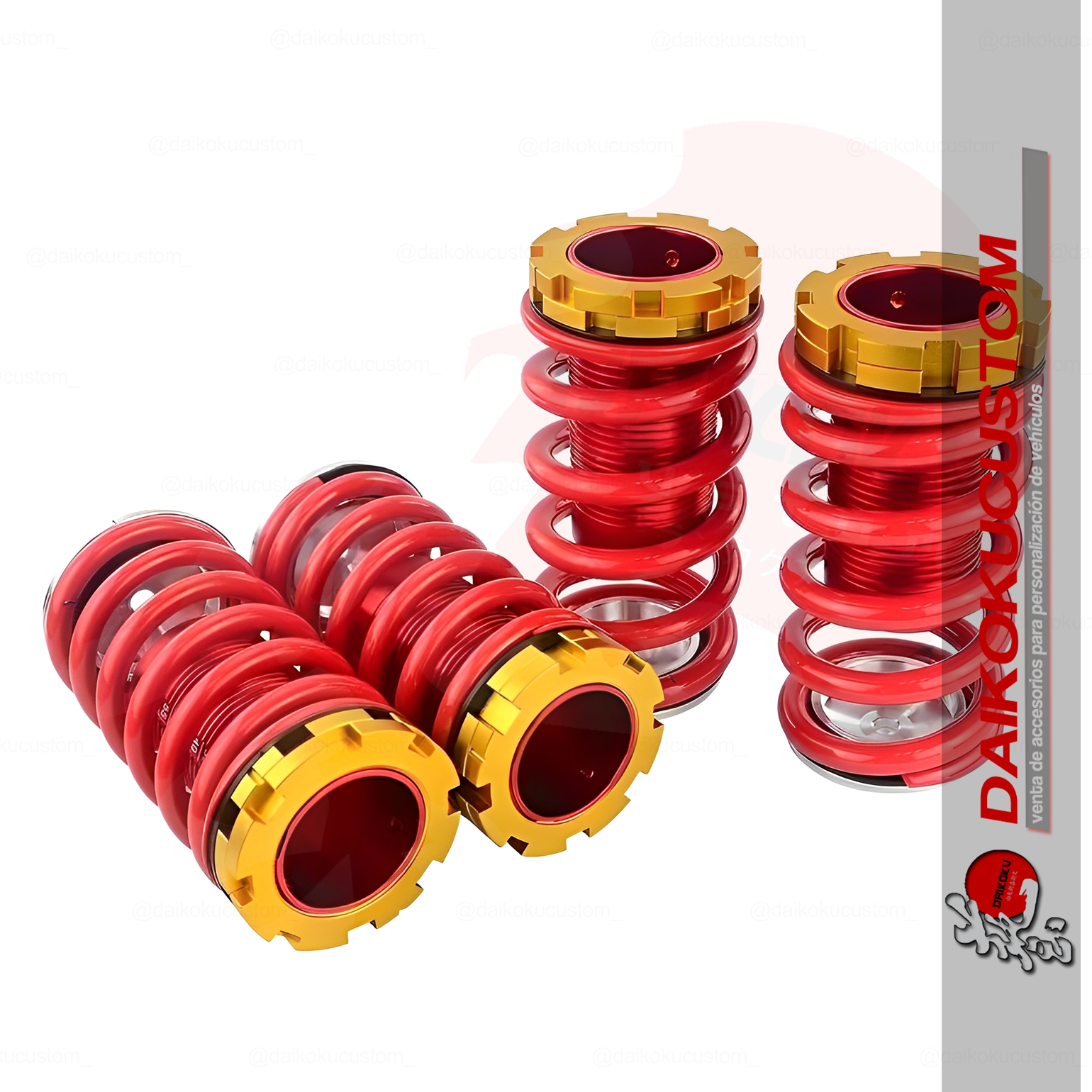 Kit 4 Coilover Suspension Regulable Universal – Daikoku custom