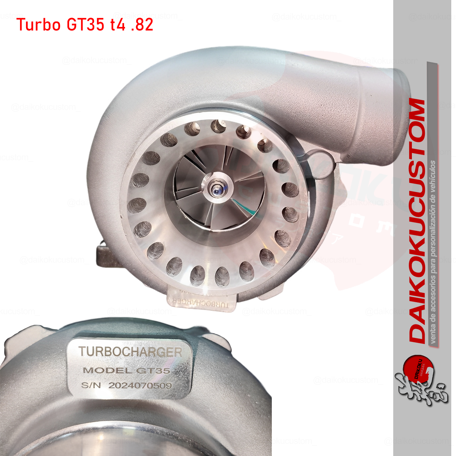Turbo Gt35 T4 .82 – Daikoku custom