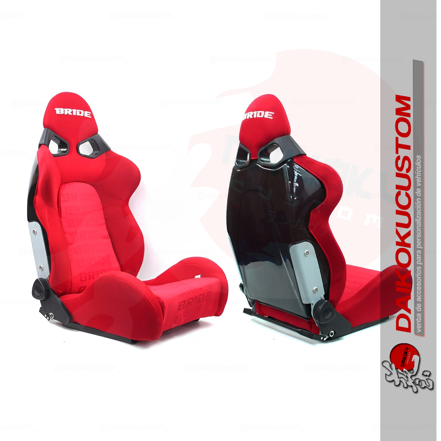Butacas Bride Cuga Rojo X2 – Daikoku custom